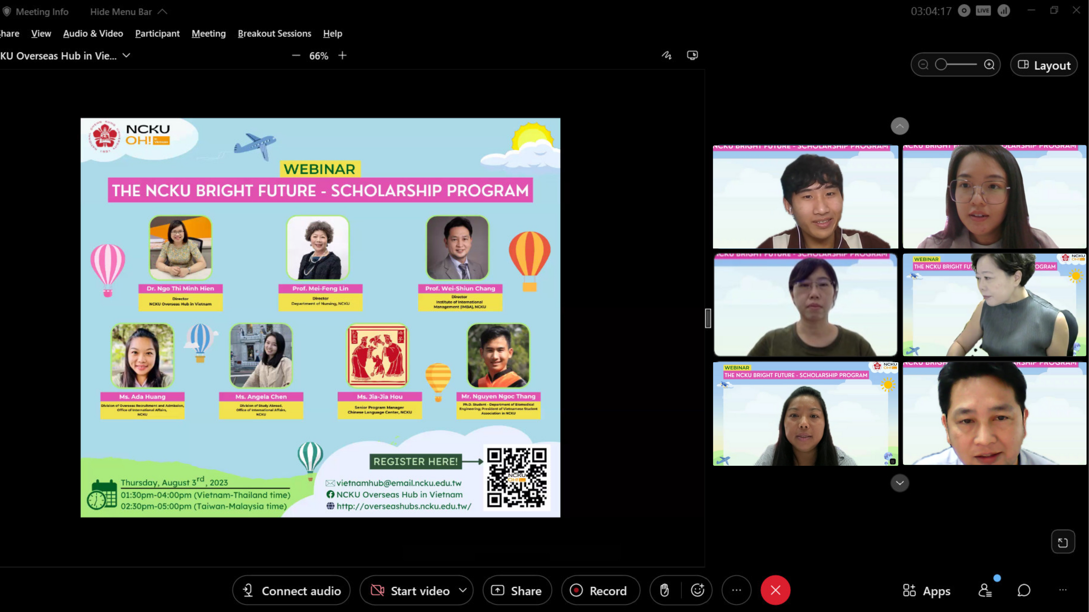 WEBINAR "THE NCKU BRIGHT FUTURE - SCHOLARSHIP PROGRAM" | Vietnam NEWS